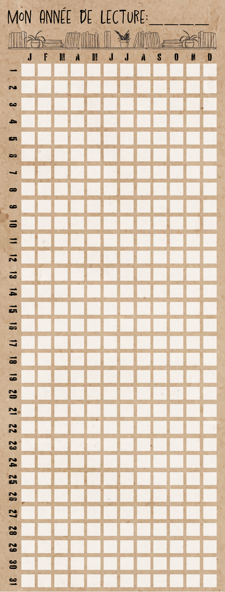 Marque Pages Suivi de lecture à personnaliser (soi même) – AdeleCha ...